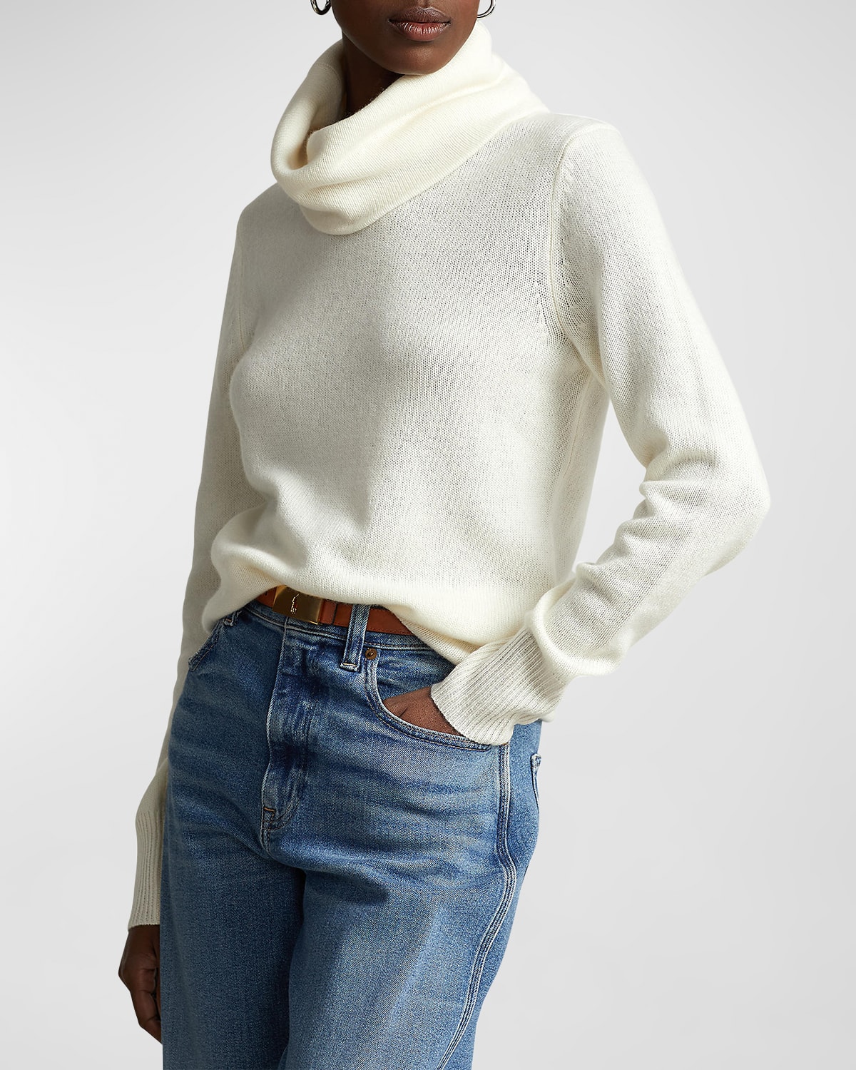 White Cashmere Sweater | Neiman Marcus