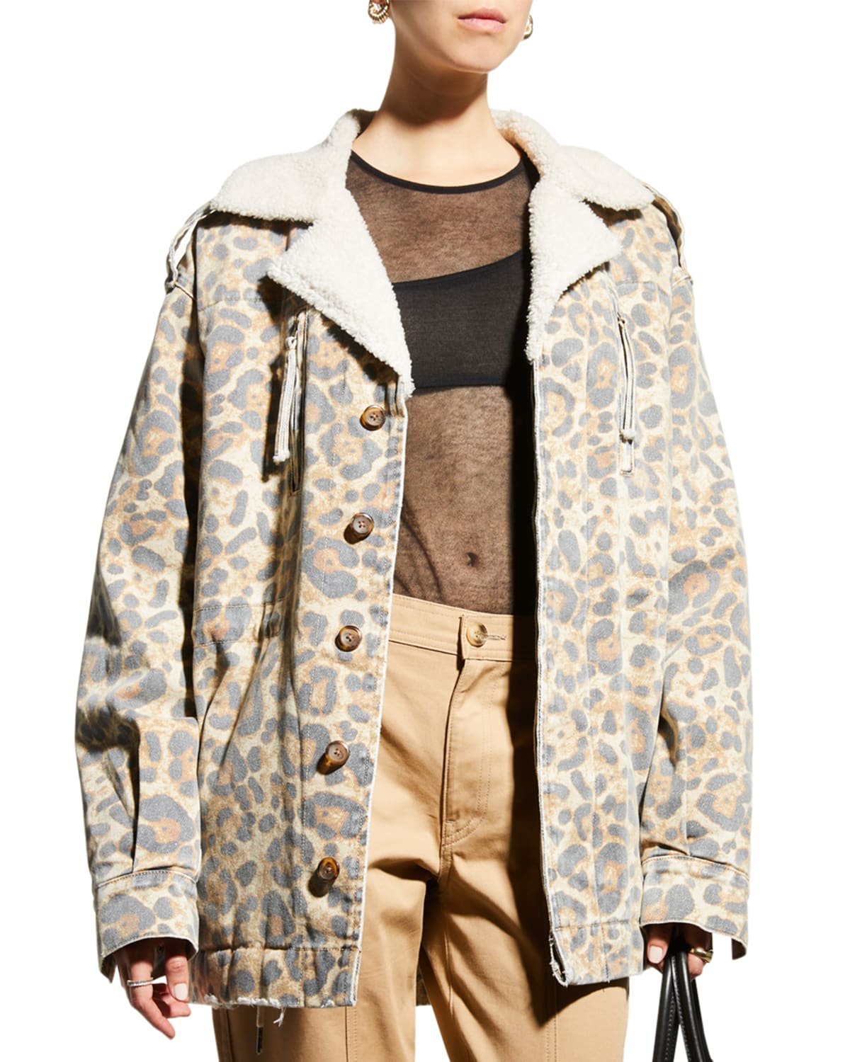 Leopard Print Jacket | Neiman Marcus