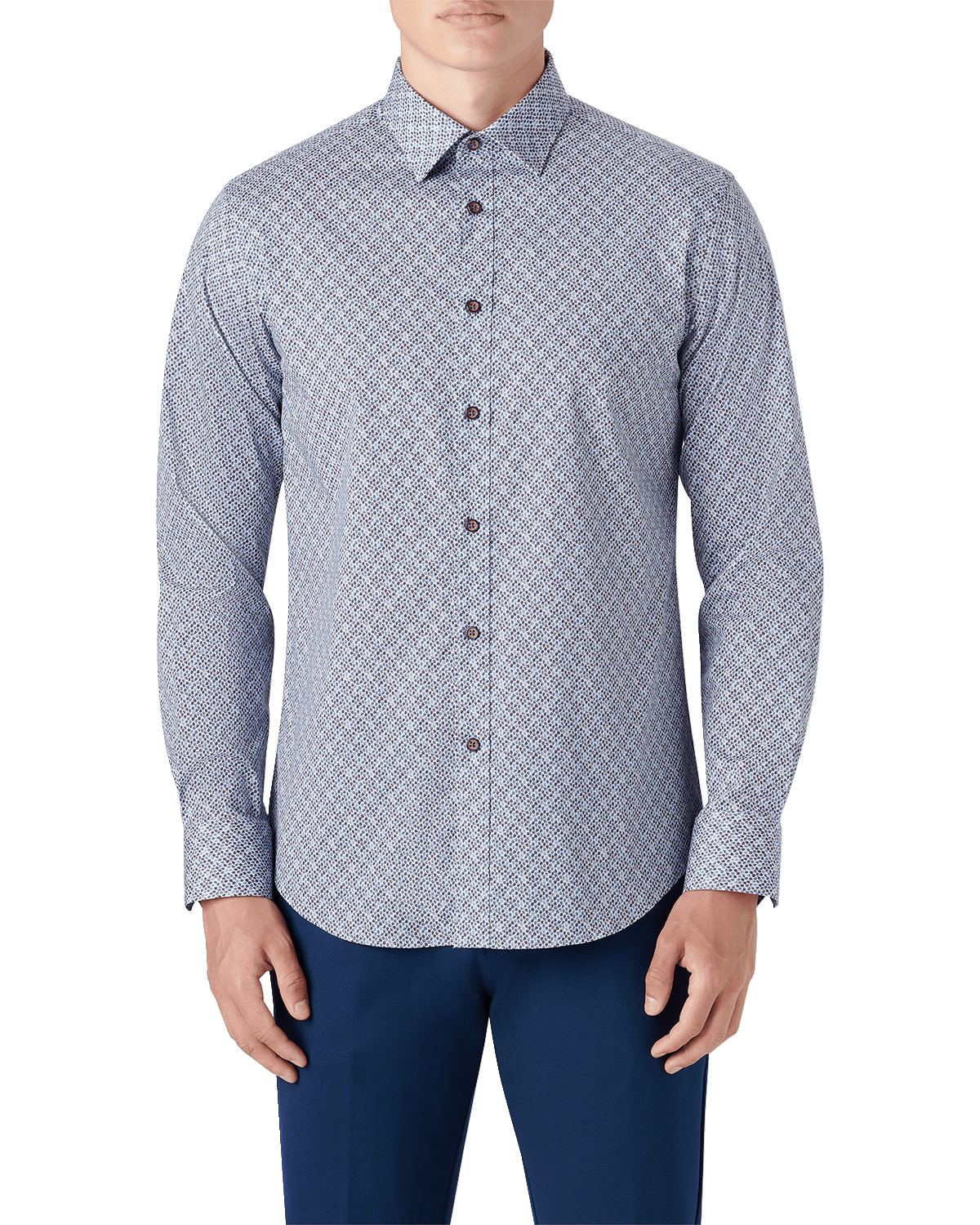 Bugatchi Men's James Ooohcotton Sport Shirt - Floral | Neiman Marcus