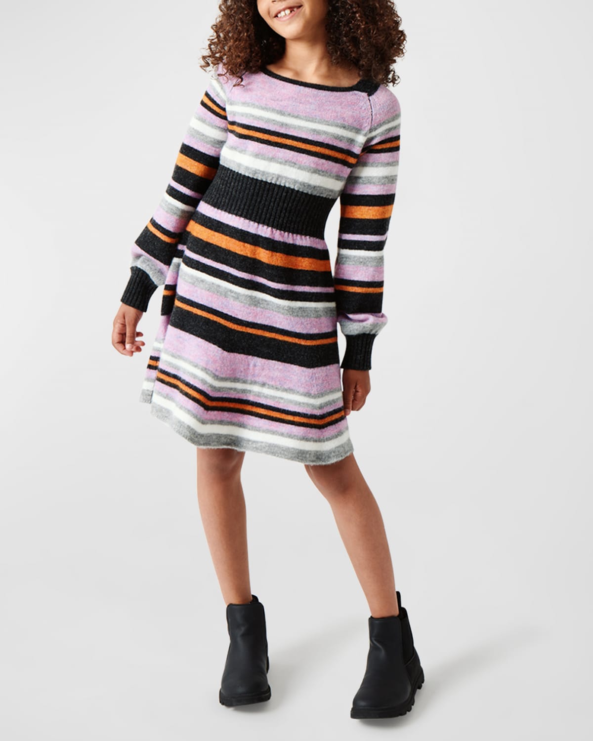 Long Sleeve Wool Dress Neiman Marcus