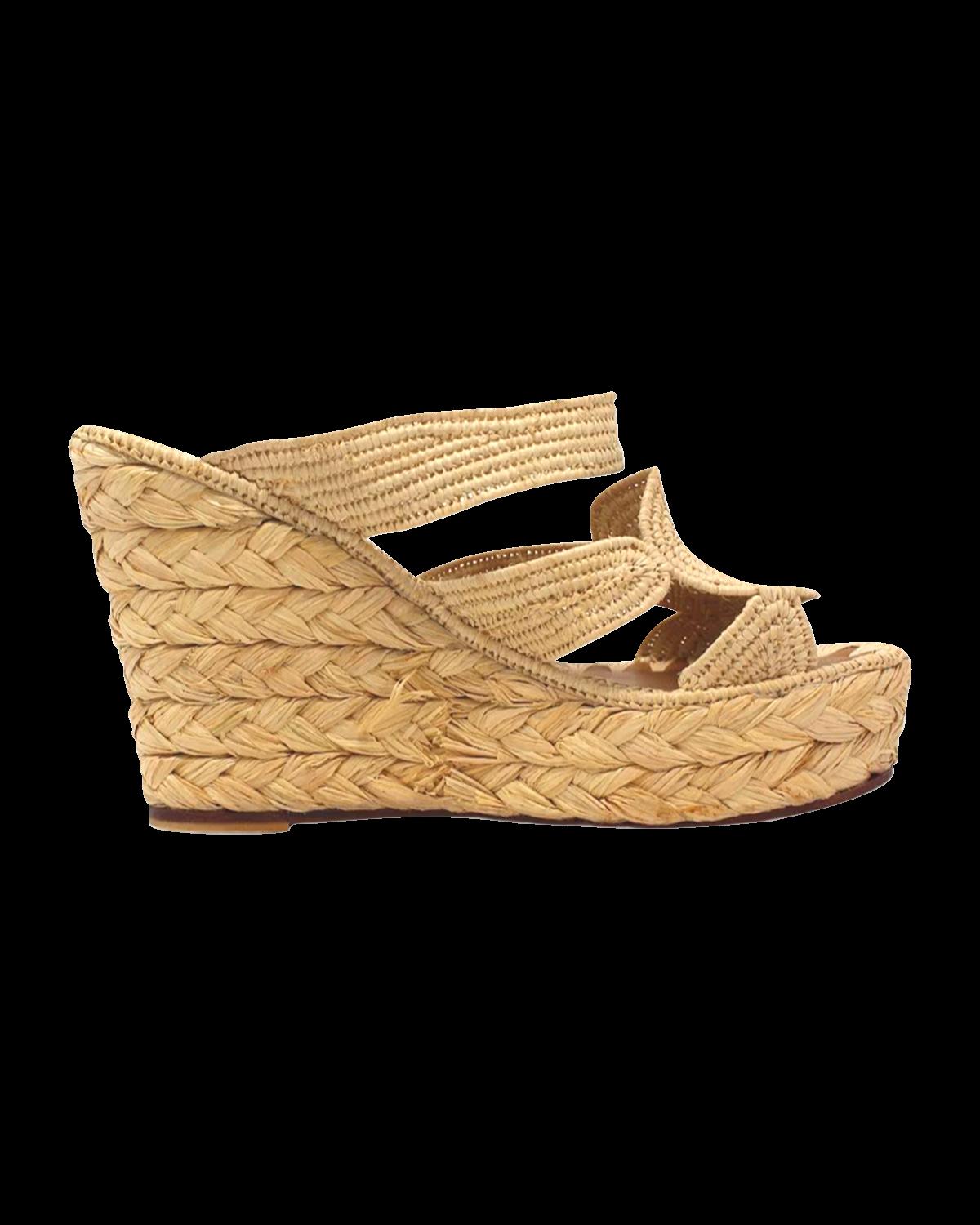 Carrie Forbes Raffia Sandals
