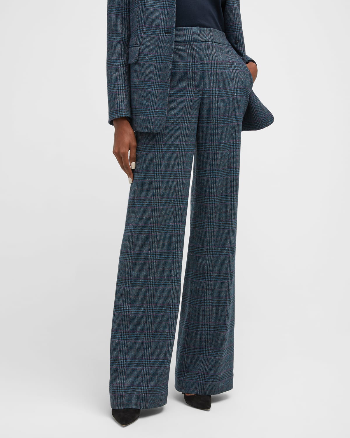 Wool Plaid Pants | Neiman Marcus