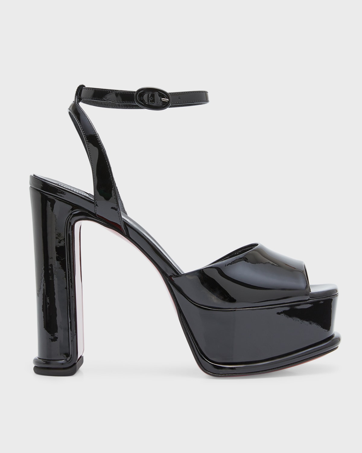Black Patent Leather Sandal | Neiman Marcus