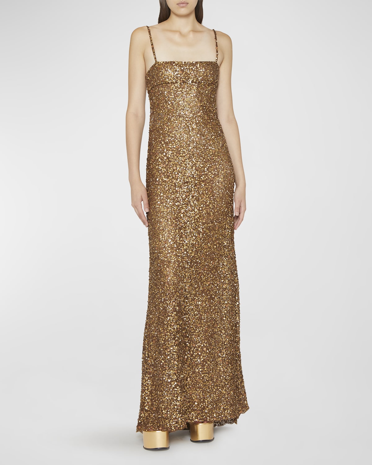 High Low Hem Gown | Neiman Marcus