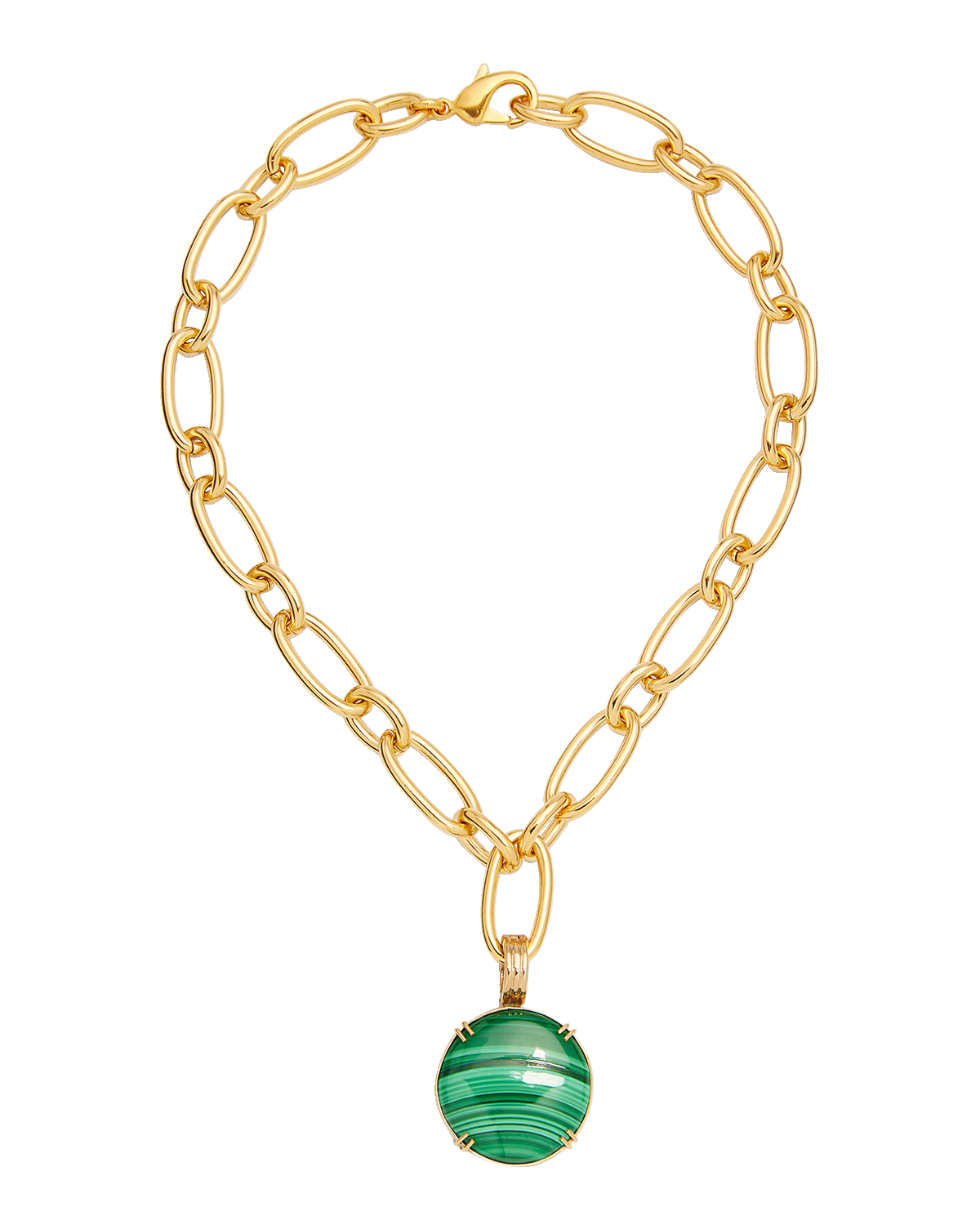 Ben-Amun 24k Gold Electroplate 2-Row Chain Necklace with Coin Pendant ...