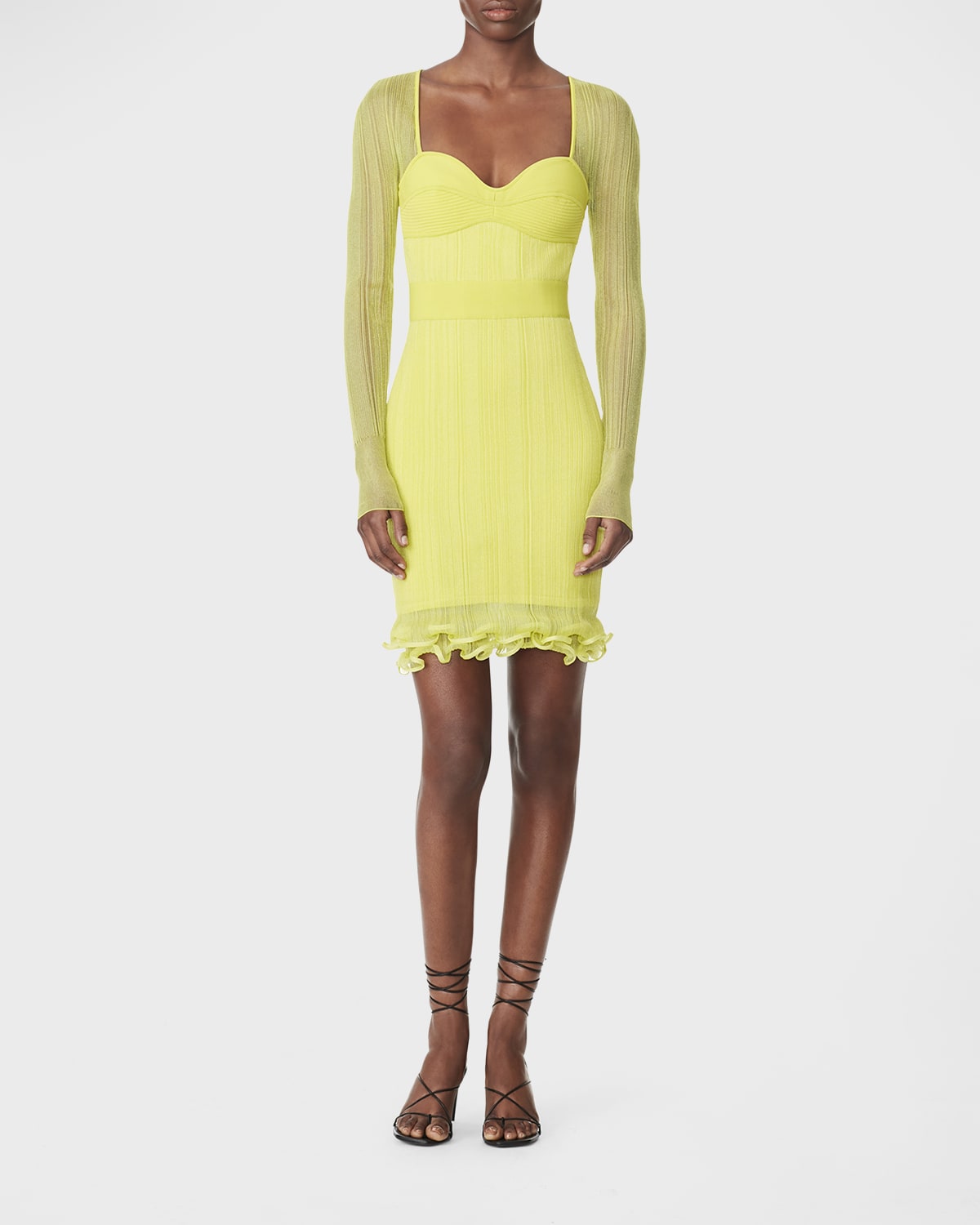 Sheer Cocktail Dress | Neiman Marcus