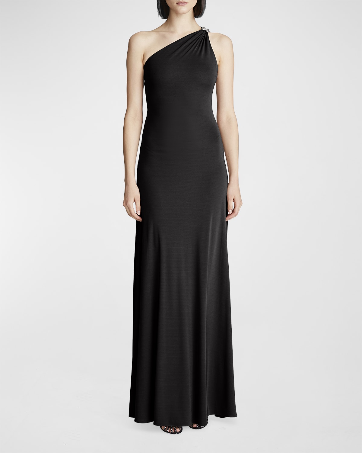 One Shoulder Gown | Neiman Marcus