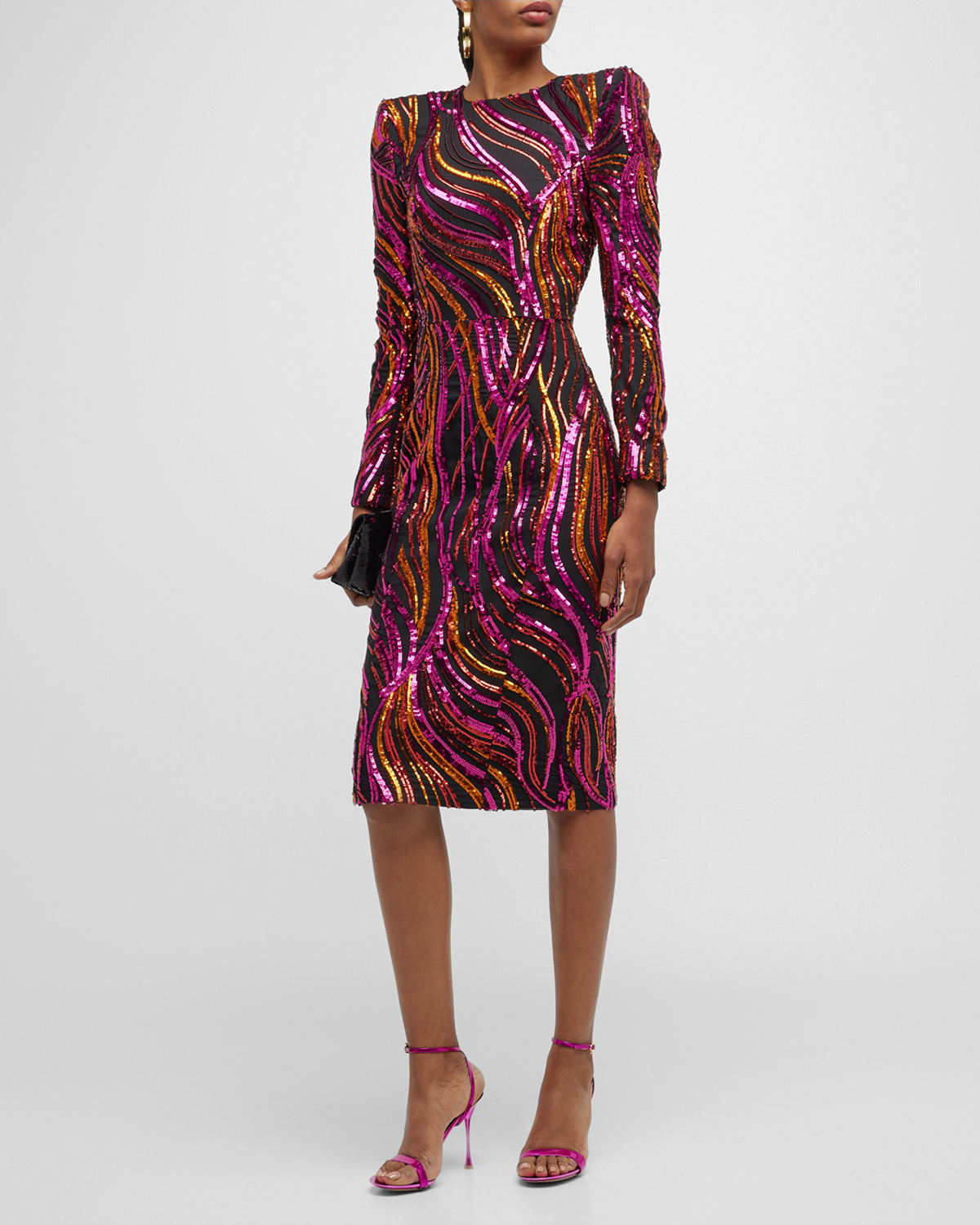 High Neckline Dress | Neiman Marcus