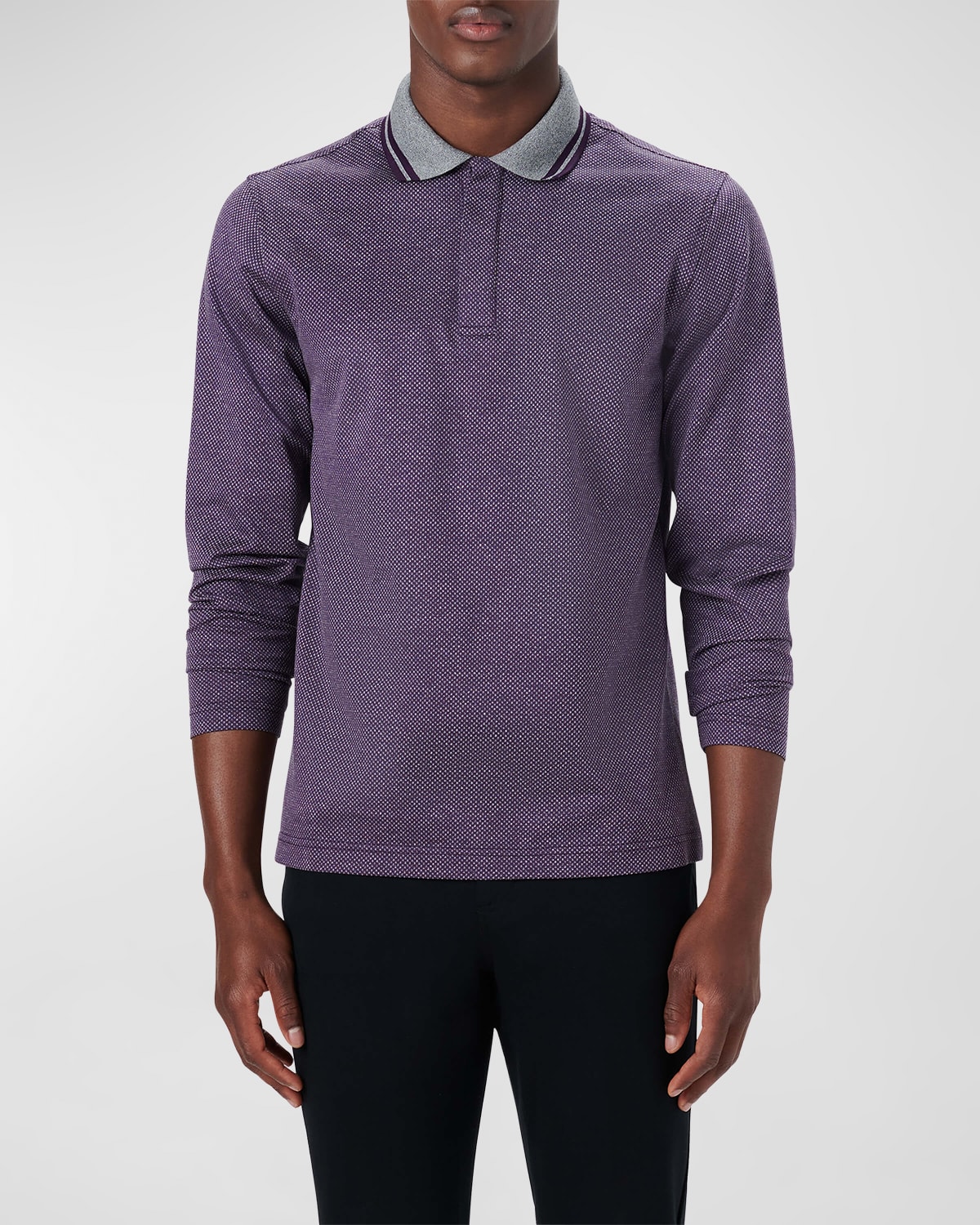 Contrast Collar Shirt | Neiman Marcus