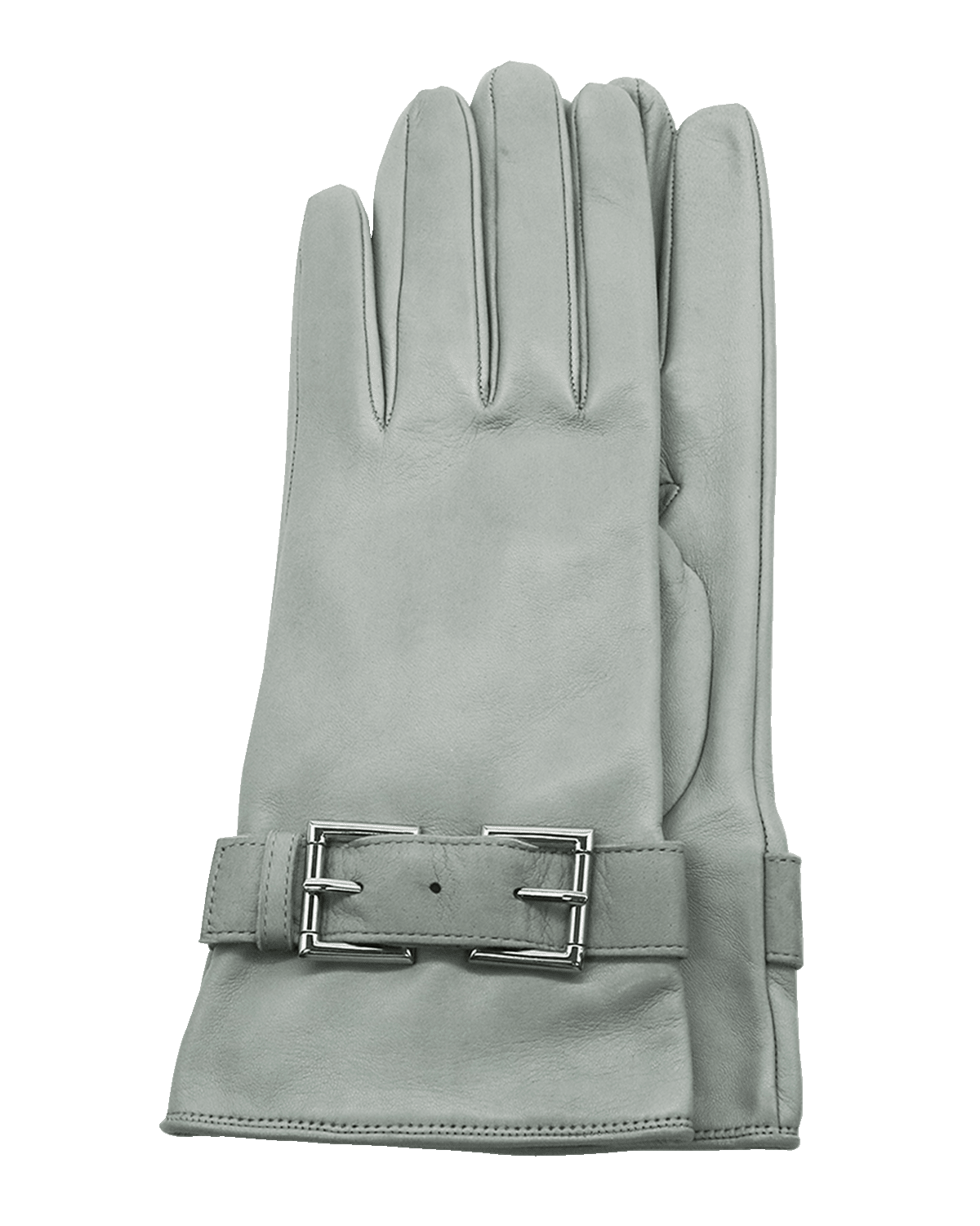 Agnelle Leather Gloves Shearling Cuff | Neiman Marcus