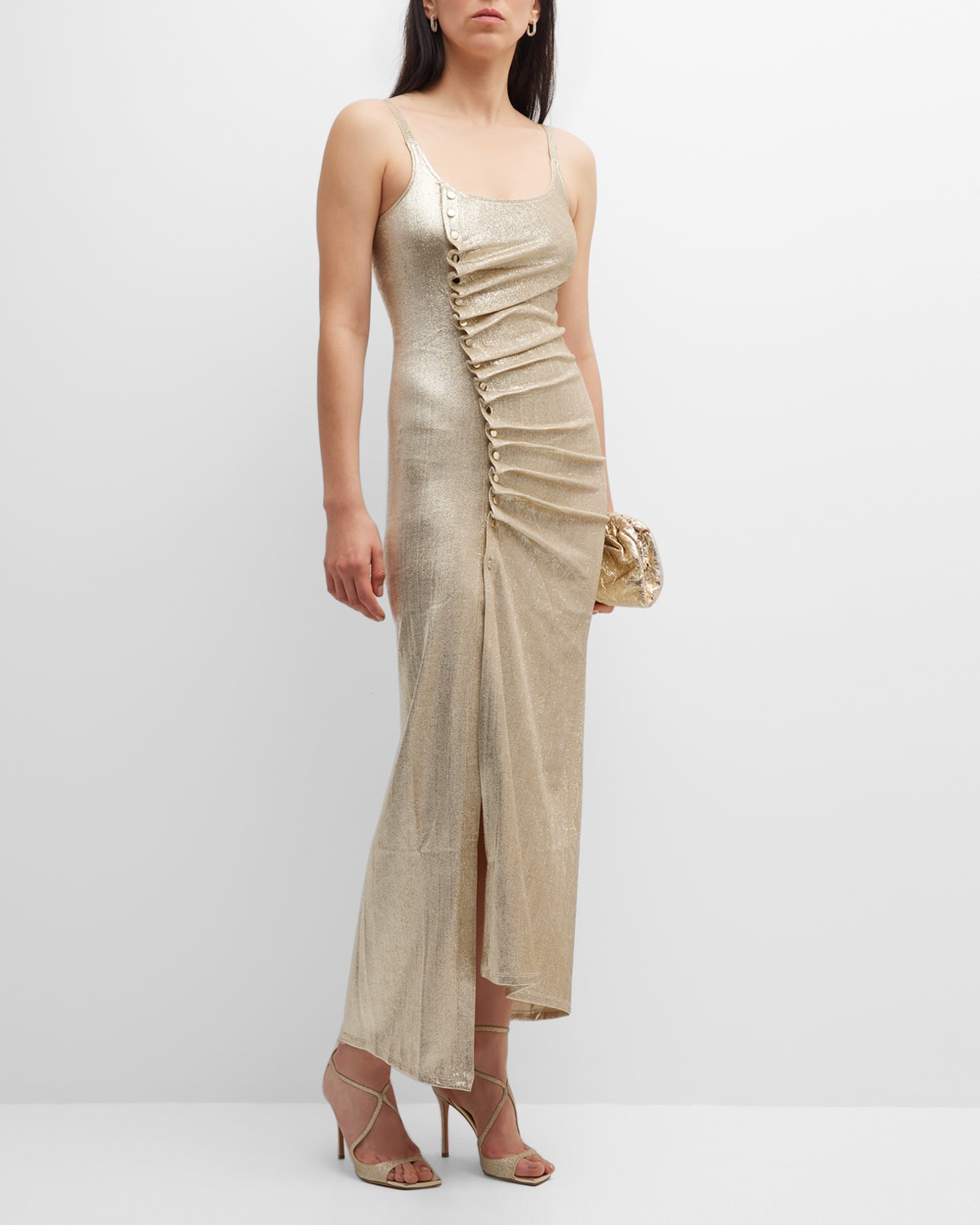 Ruched Maxi Dress | Neiman Marcus