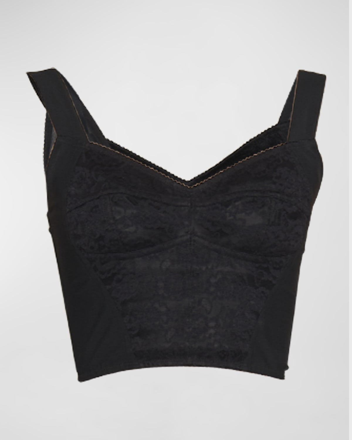 Fitted Lace Top | Neiman Marcus