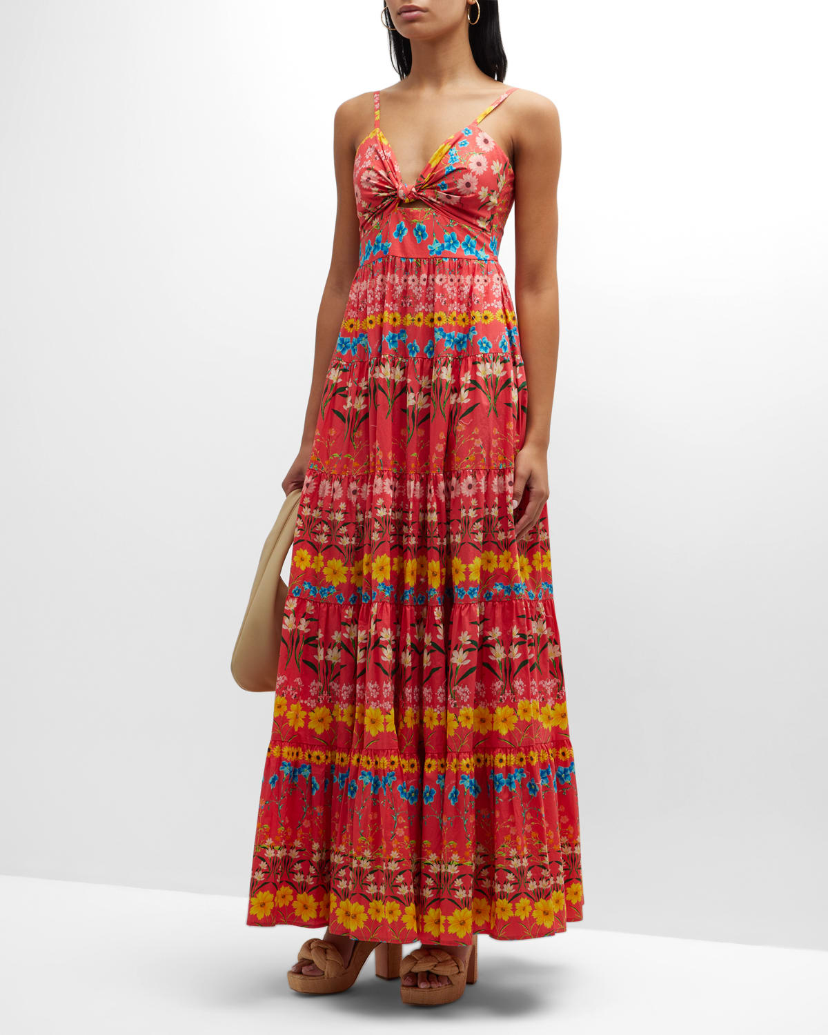 Spaghetti Straps Maxi Dress | Neiman Marcus
