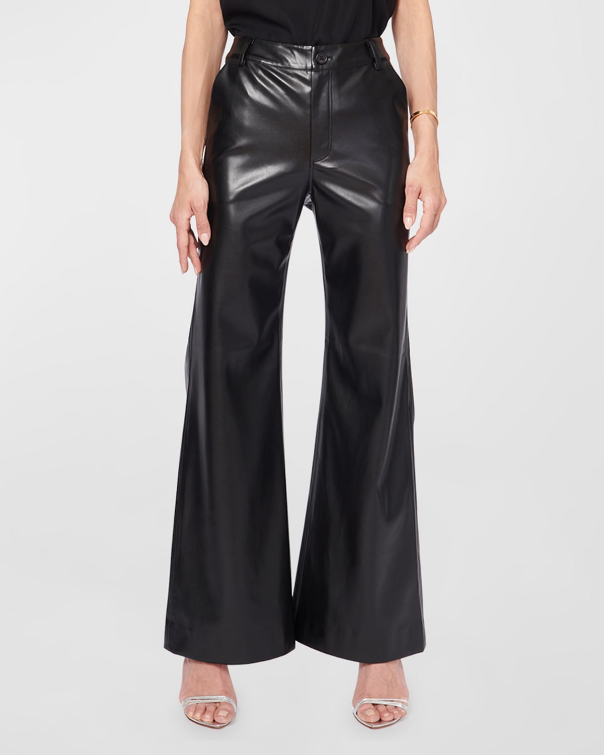 High Waist Side Zip Pants | Neiman Marcus