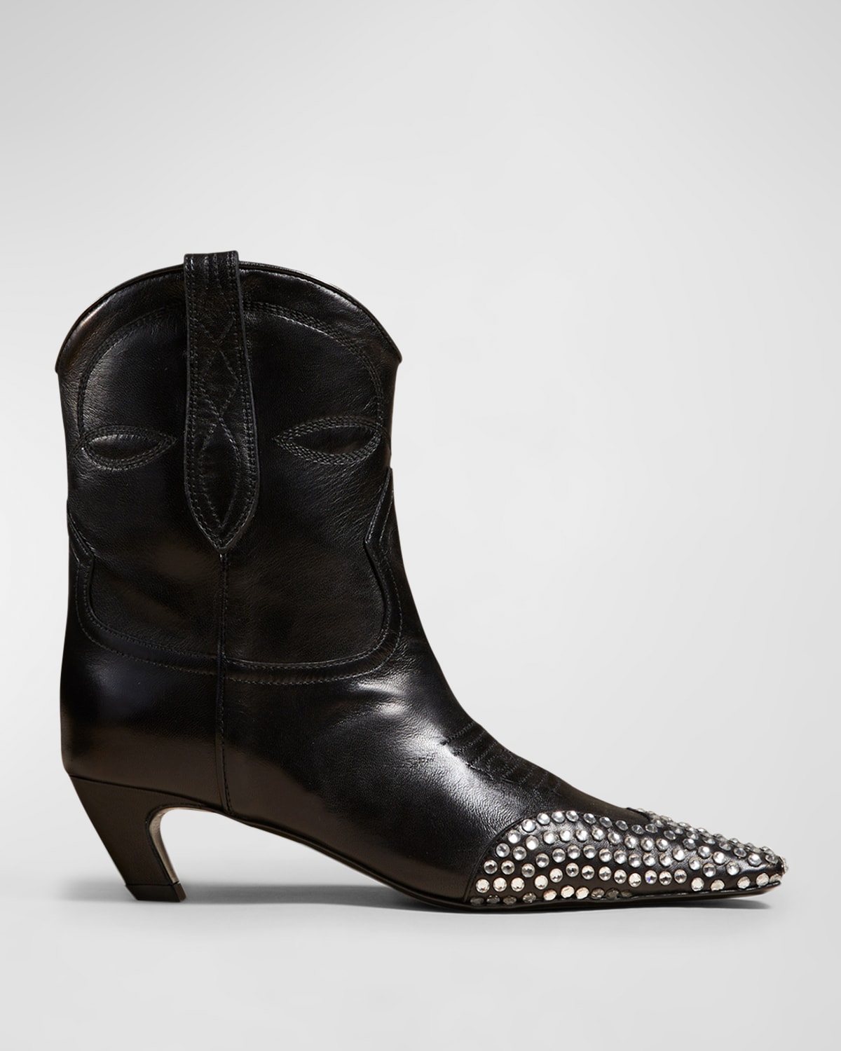 Black Pointed Toe Ankle Boot | Neiman Marcus
