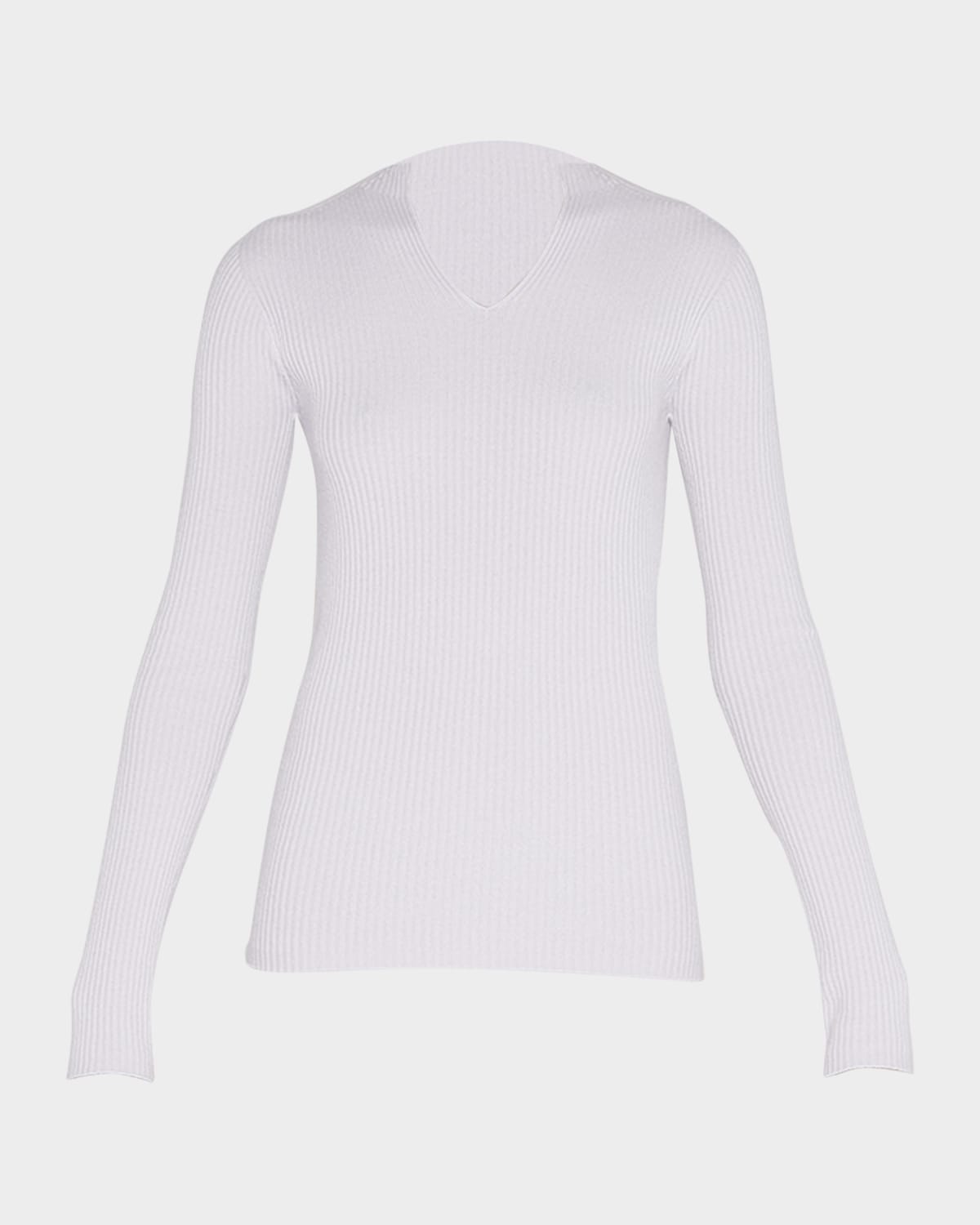 Rib Knit Cashmere Sweater | Neiman Marcus