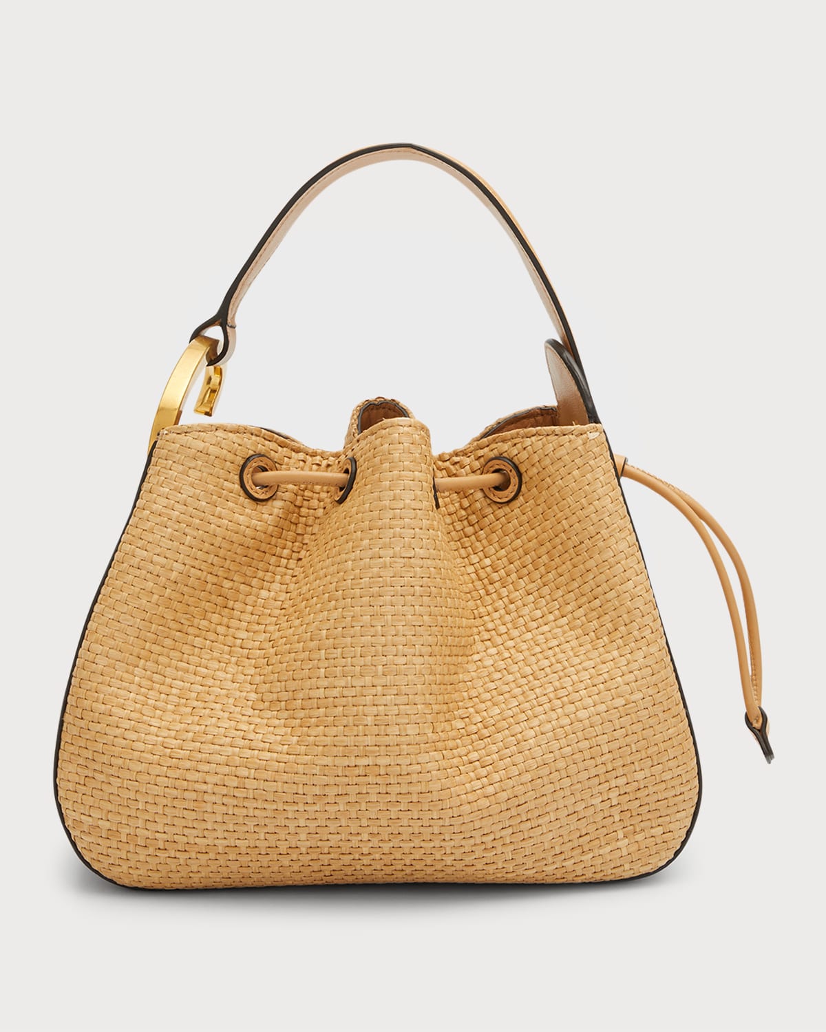 Leather Drawstring Bag | Neiman Marcus