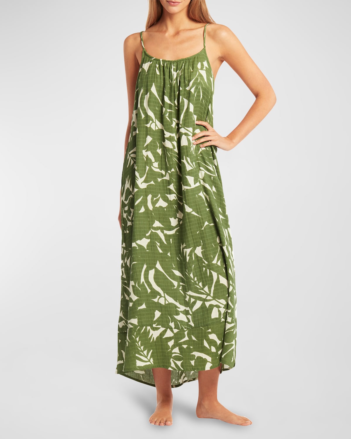 Spaghetti Straps Maxi Dress | Neiman Marcus