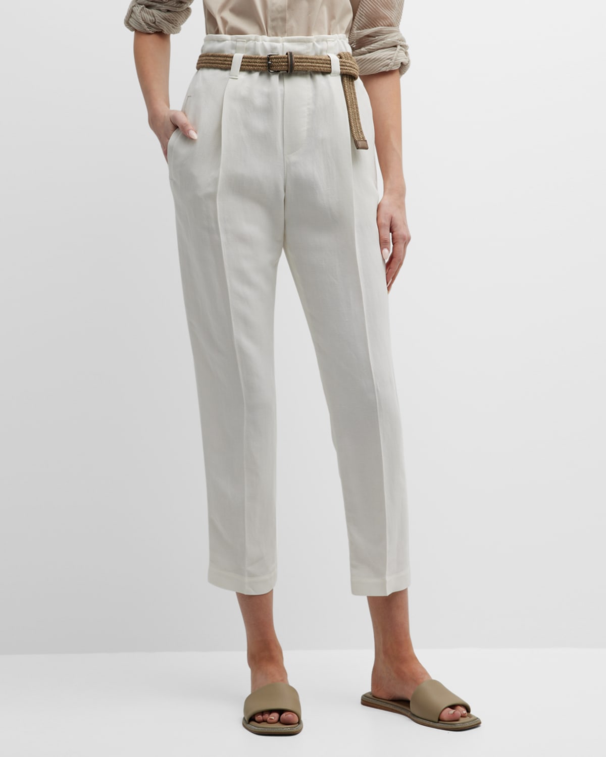 Womens Linen Pants | Neiman Marcus