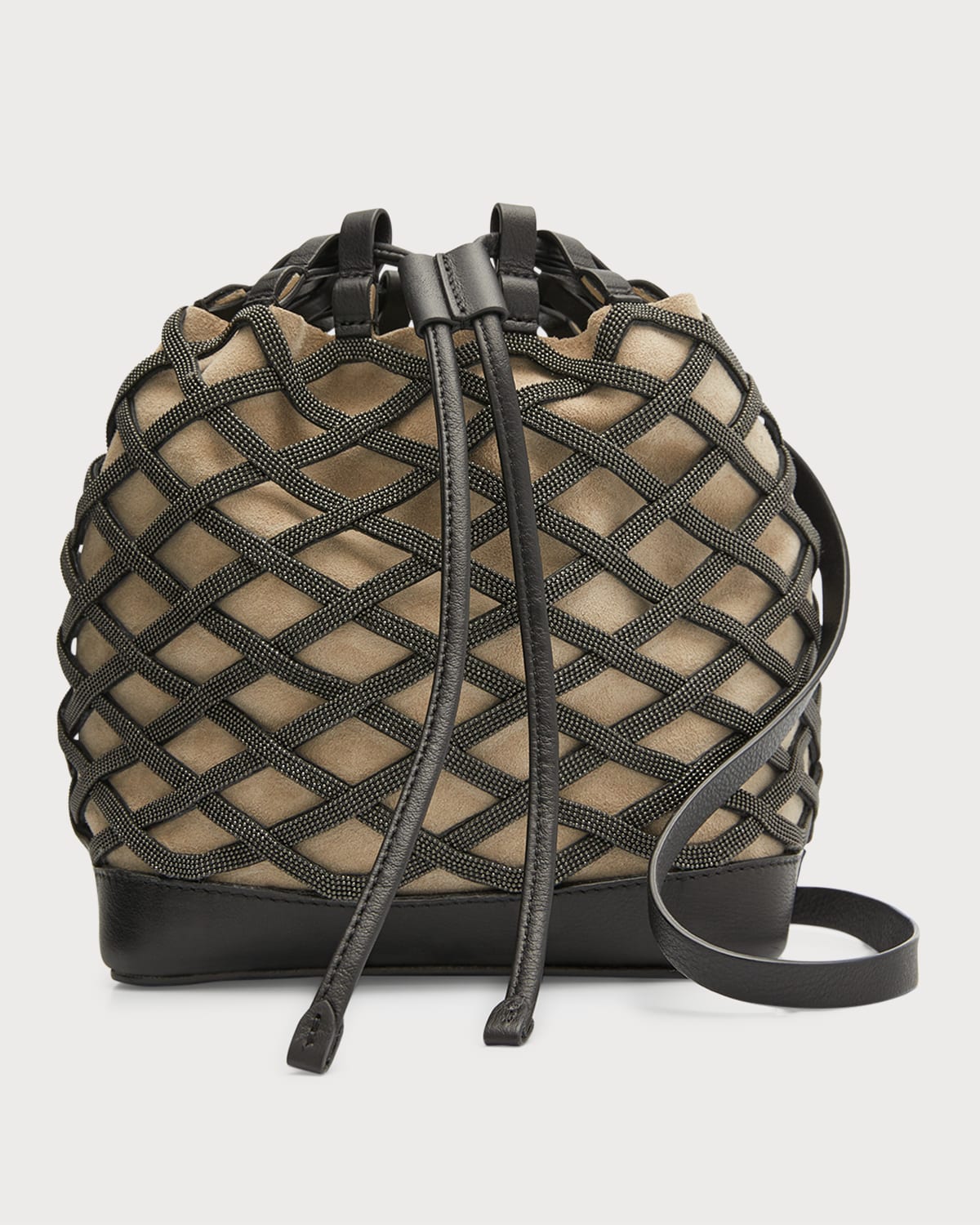 Leather Drawstring Bag | Neiman Marcus