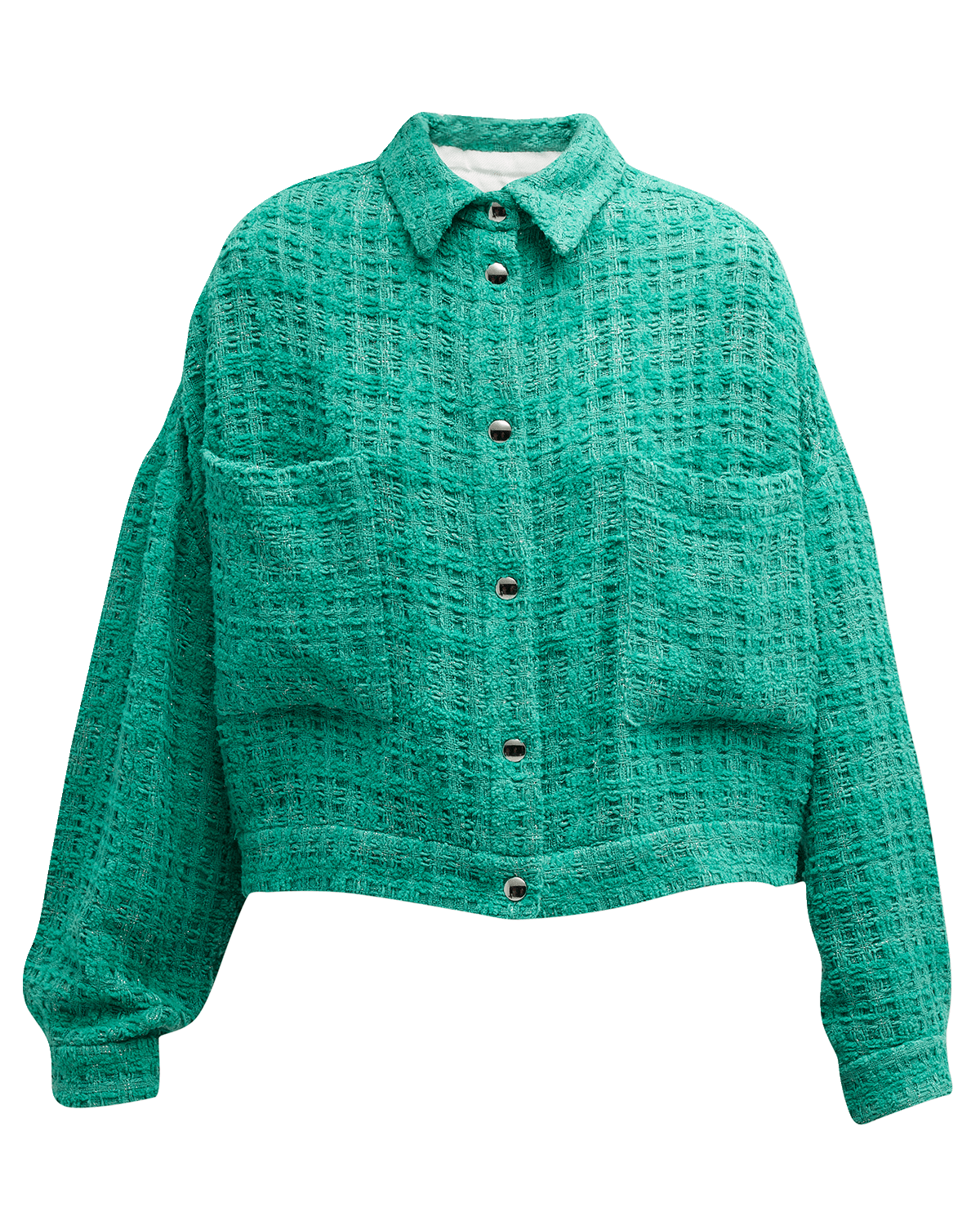 Norma Kamali Quilted Oversized Neon Turtle Bomber Jacket | Neiman Marcus