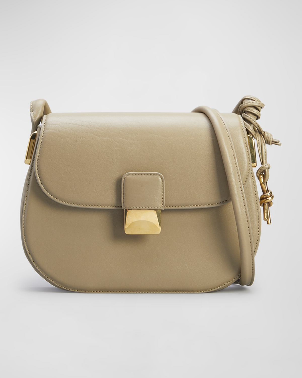 Push Lock Closure Bag | Neiman Marcus
