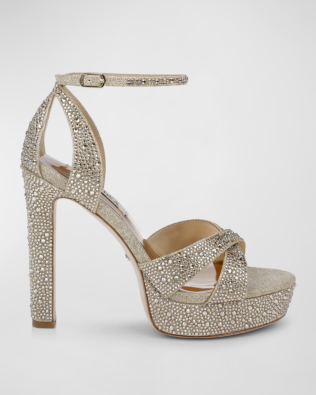 Gold Platform Sandal | Neiman Marcus