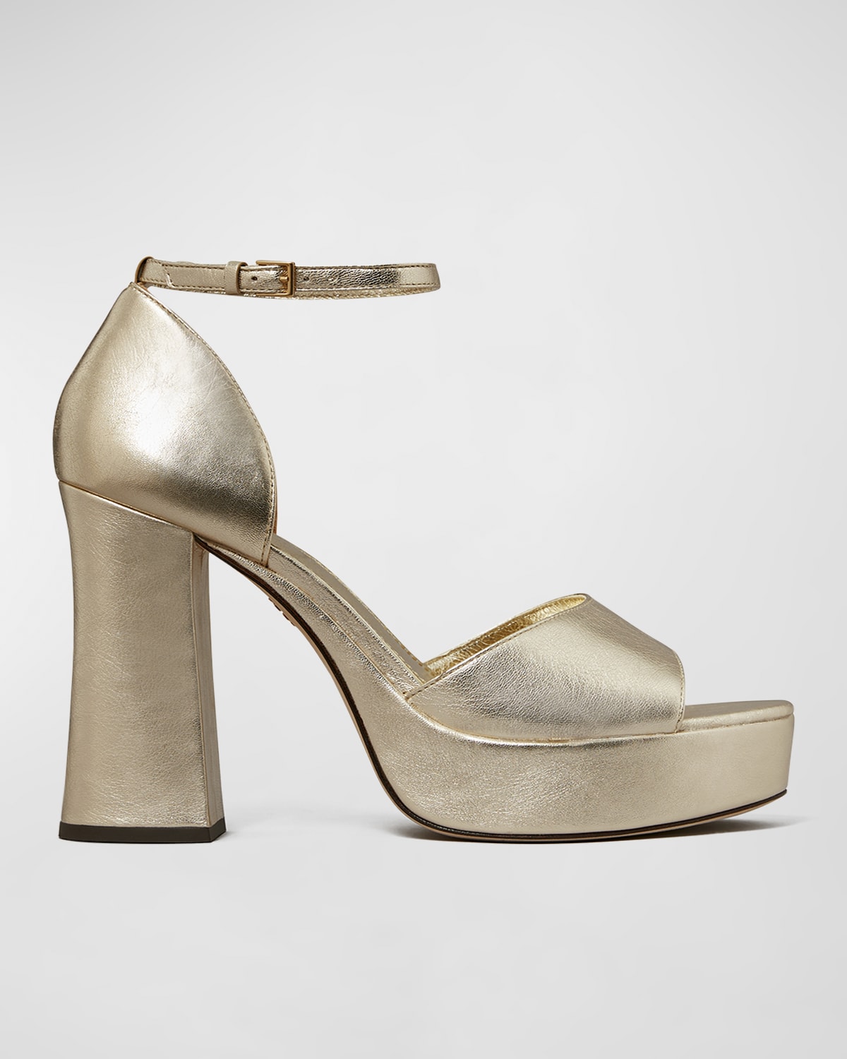 Gold Platform Sandal | Neiman Marcus