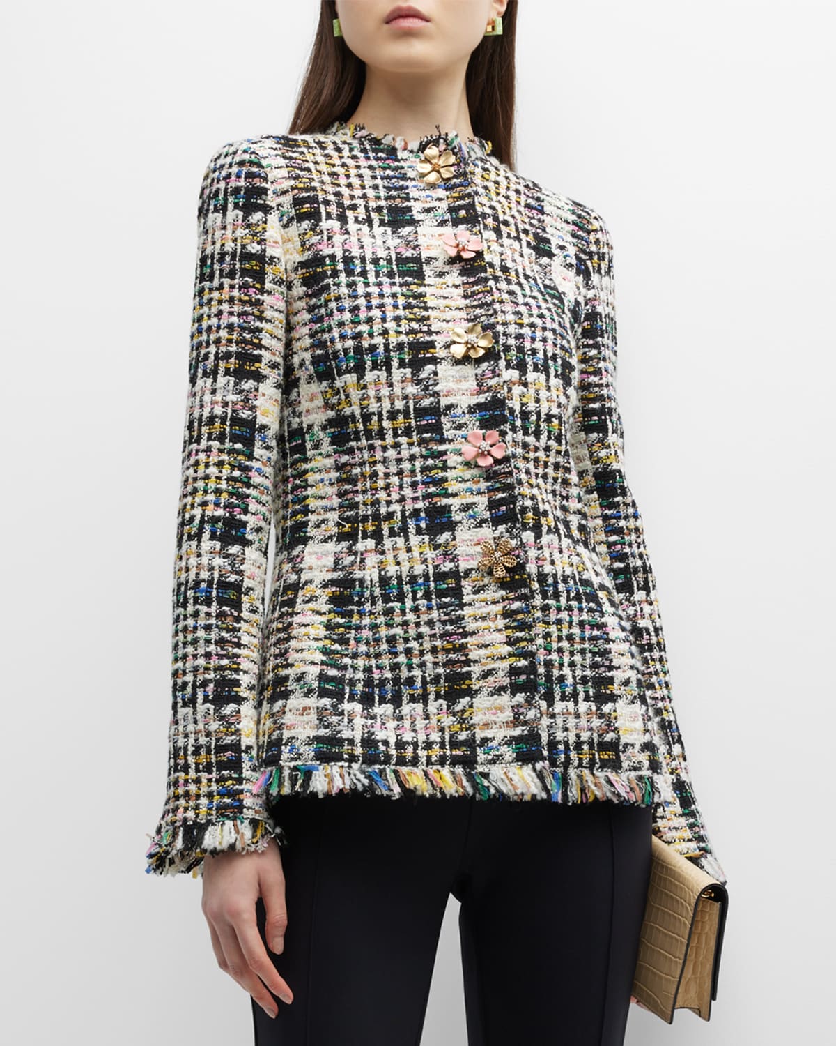 Cotton Tweed Jacket | Neiman Marcus