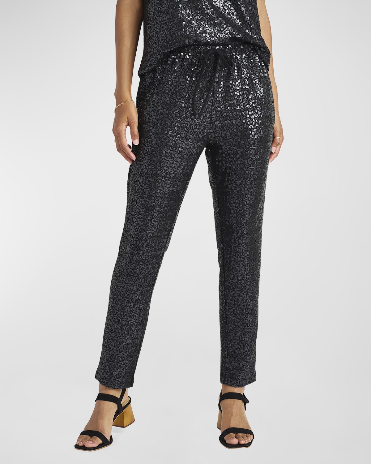 Black Drawstring Pants | Neiman Marcus