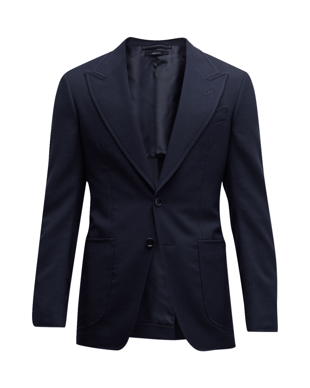 Brioni Men's Solid Wool-Silk Blazer | Neiman Marcus