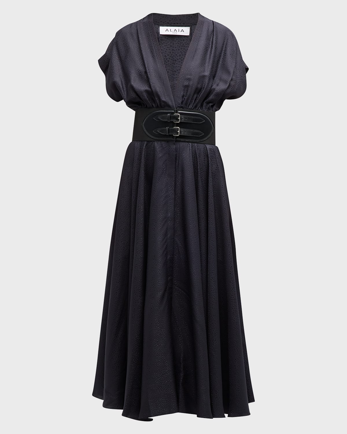 Black Belted Dress | Neiman Marcus