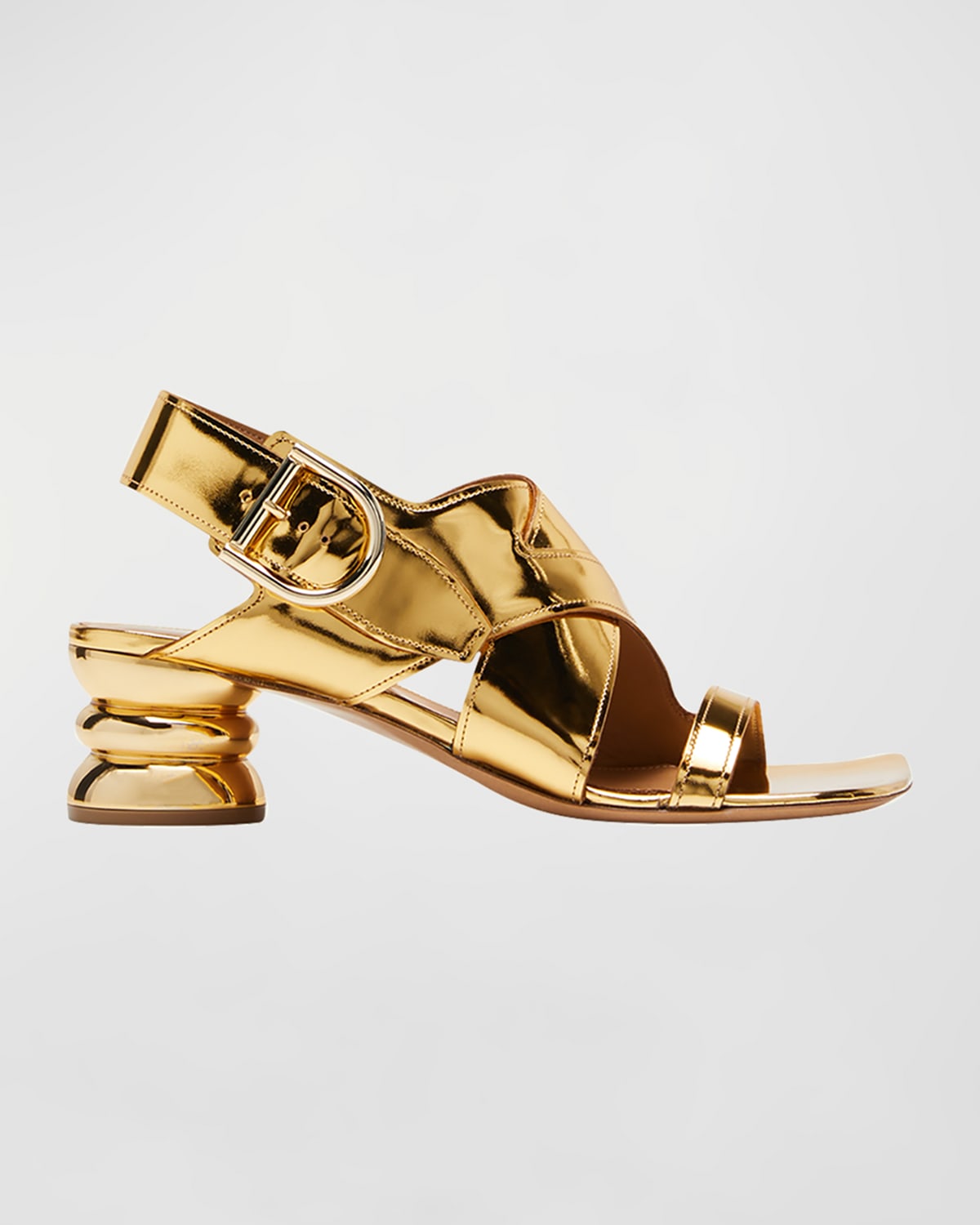 Gold Slingback Shoes | Neiman Marcus