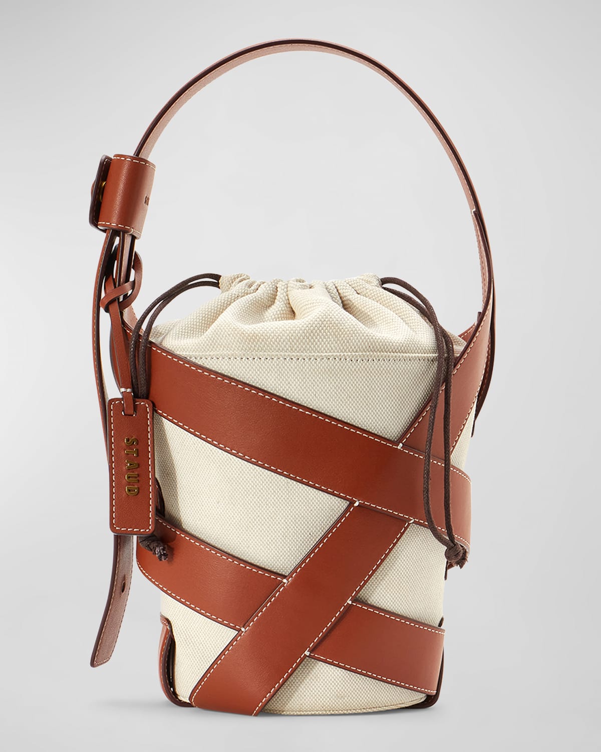 Leather Bucket Handbag | Neiman Marcus