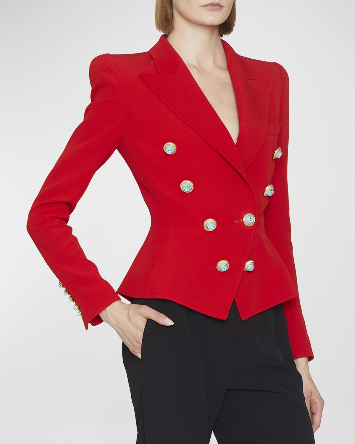 Womens Crepe Jacket | Neiman Marcus