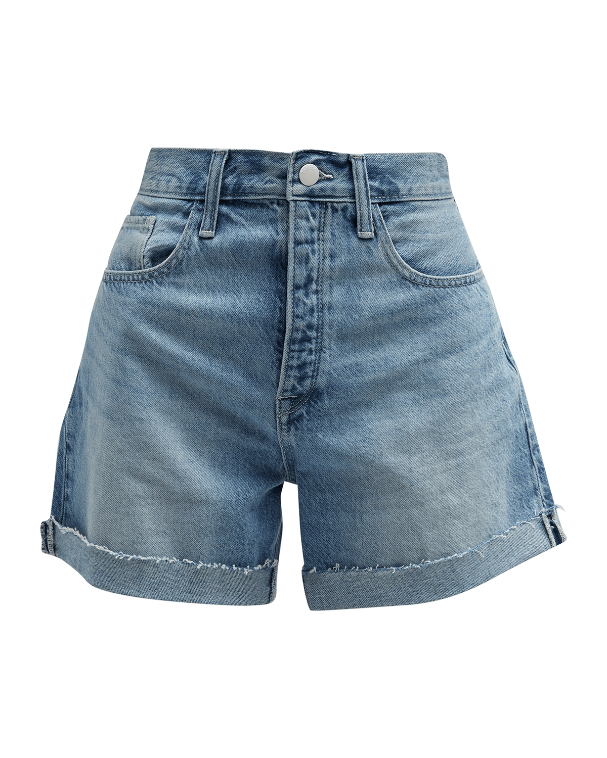 ETICA Haven Relaxed Denim Shorts | Neiman Marcus