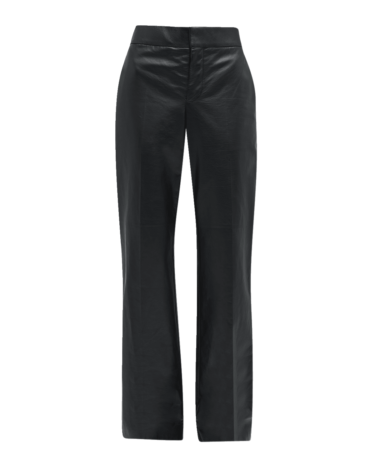 Lapointe Faux Leather Belted Wide Leg Pants Neiman Marcus