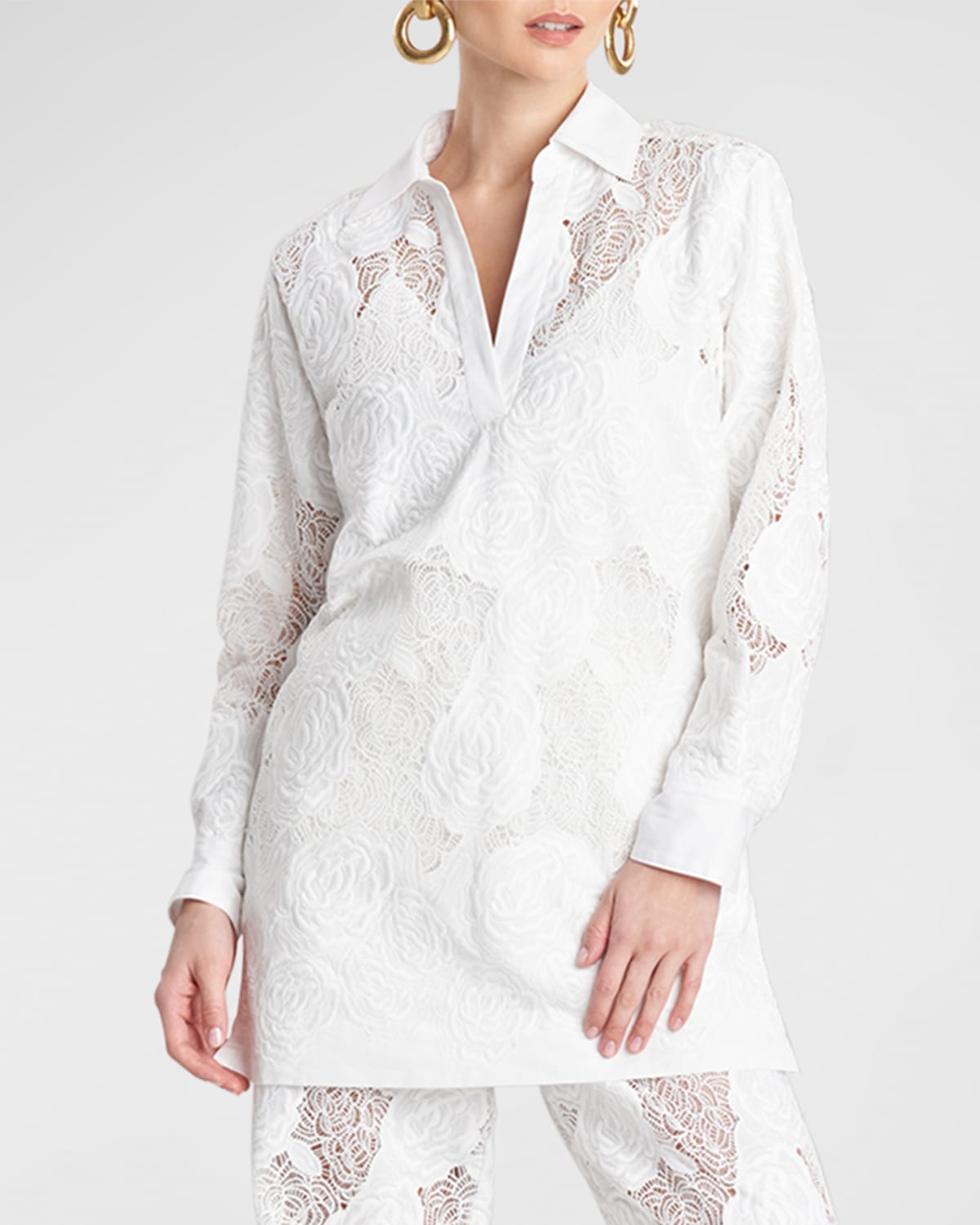 Womens Embroidered Top | Neiman Marcus