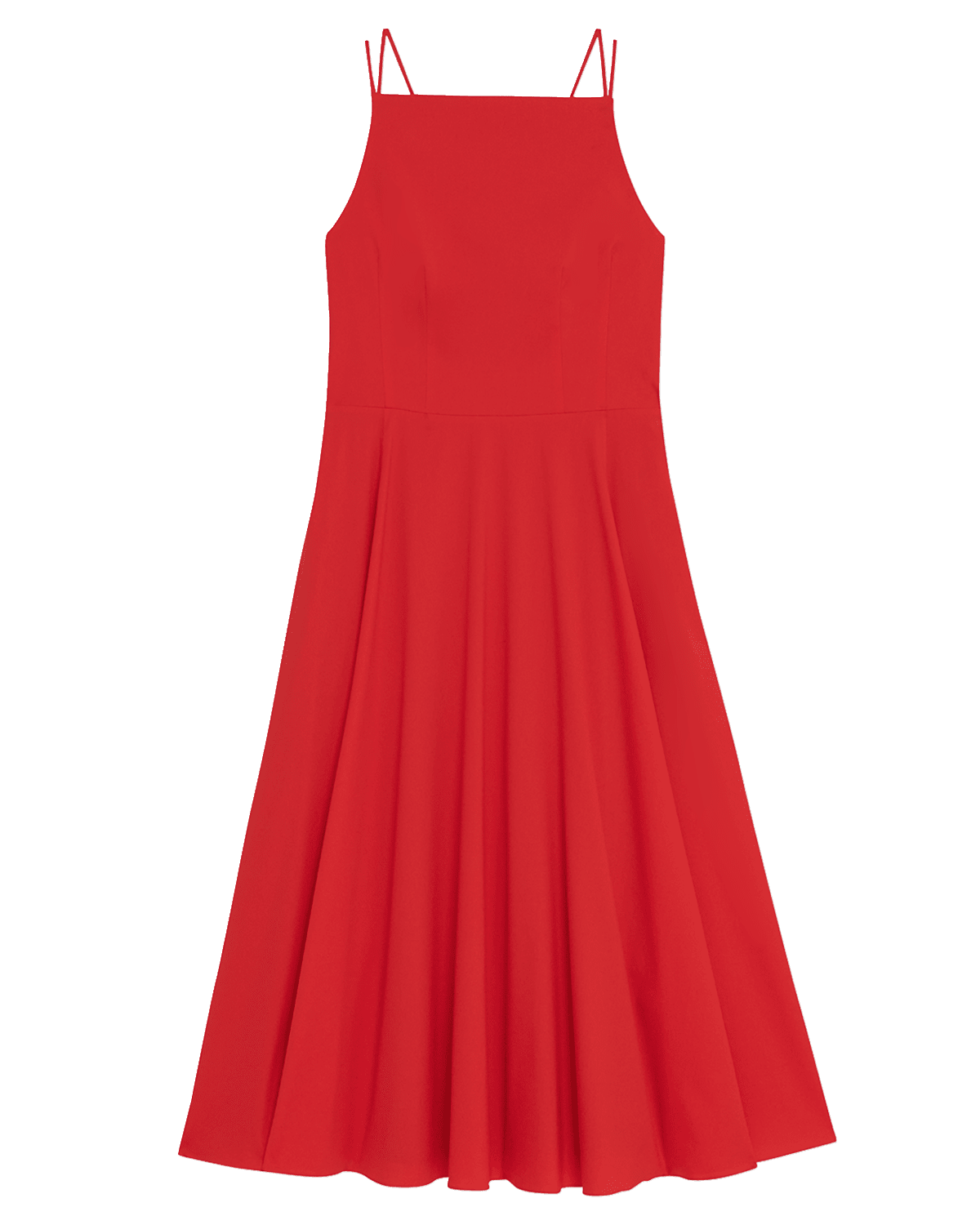 Ulla Johnson Mimi Sleeveless Poplin Midi Dress | Neiman Marcus