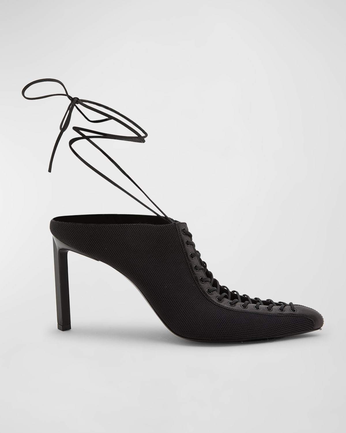 Black Ankle Wrap Shoes | Neiman Marcus