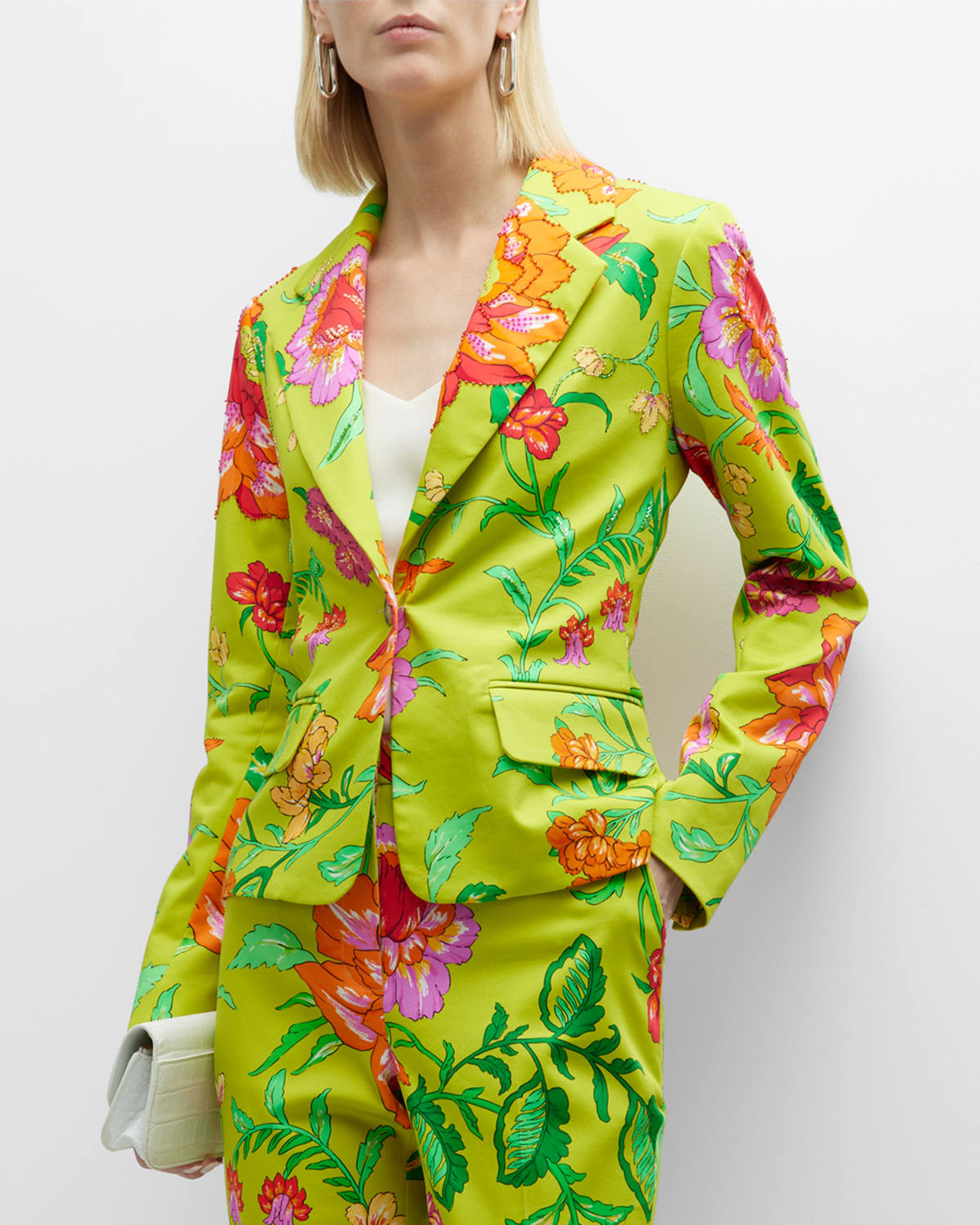 Polyester Spandex Jacket | Neiman Marcus