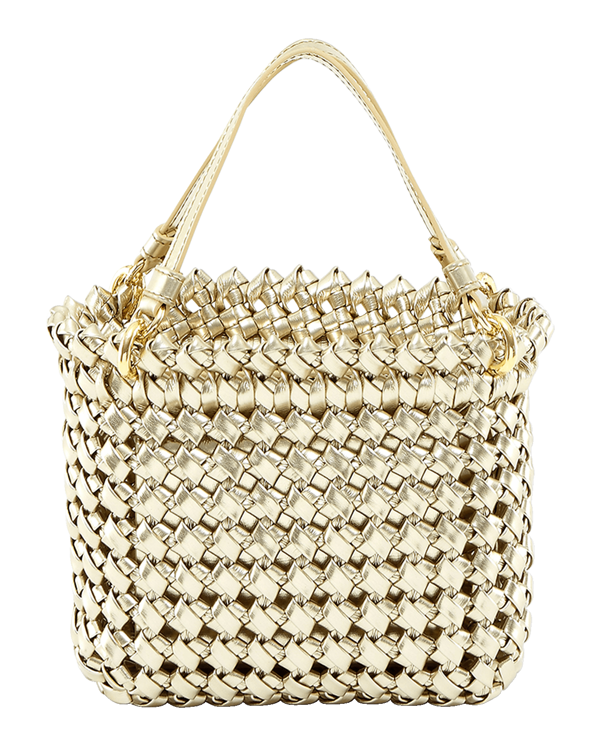 Manebi Mini Summer Raffia Top-Handle Bag | Neiman Marcus
