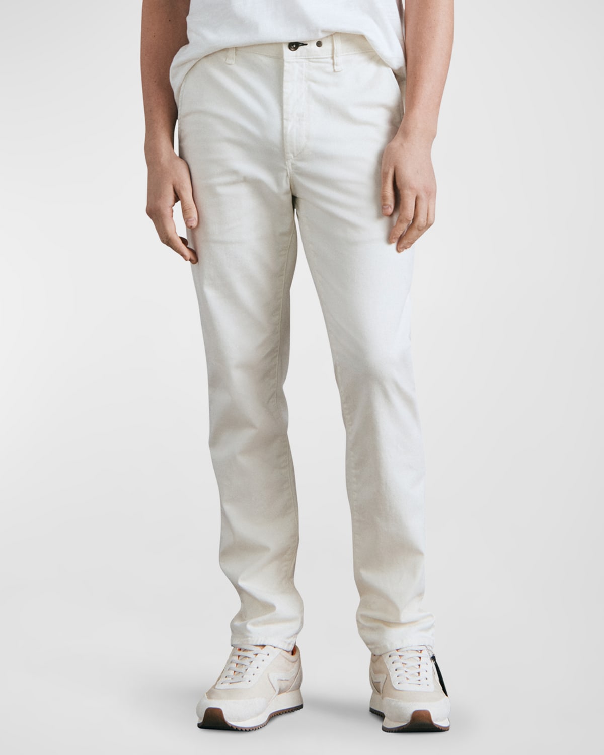 White Stretch Pants | Neiman Marcus