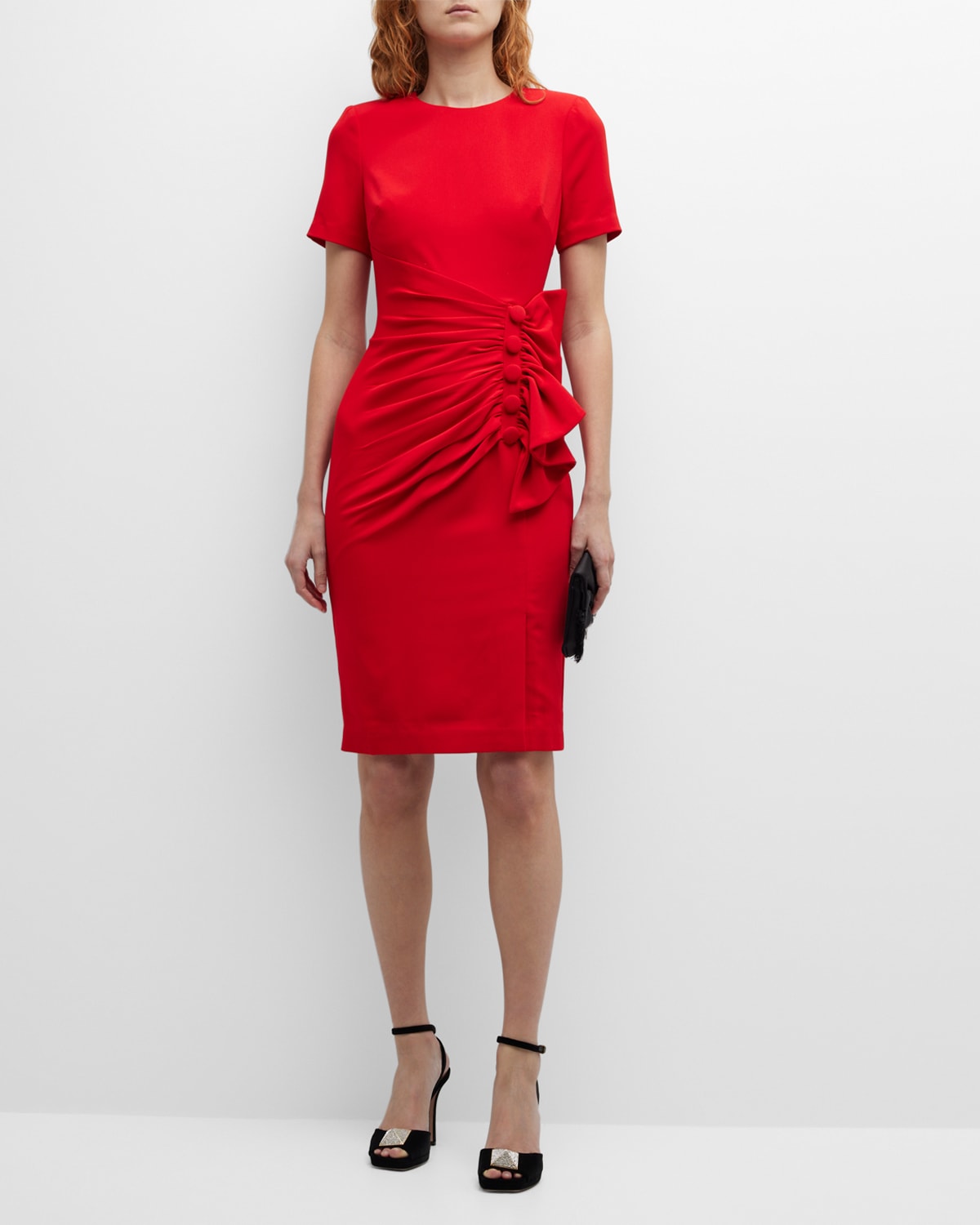 Ruched Cocktail Dress | Neiman Marcus