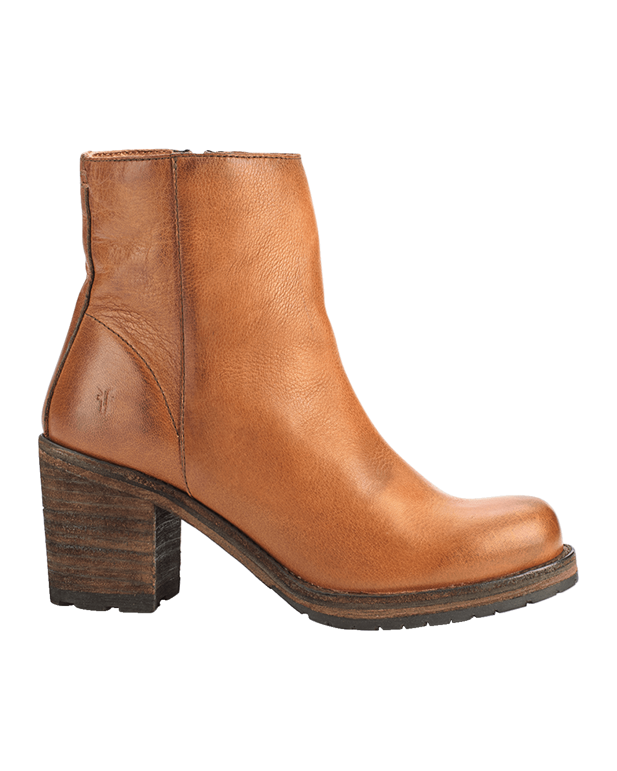 Frye Veronica Leather Zip Booties | Neiman Marcus