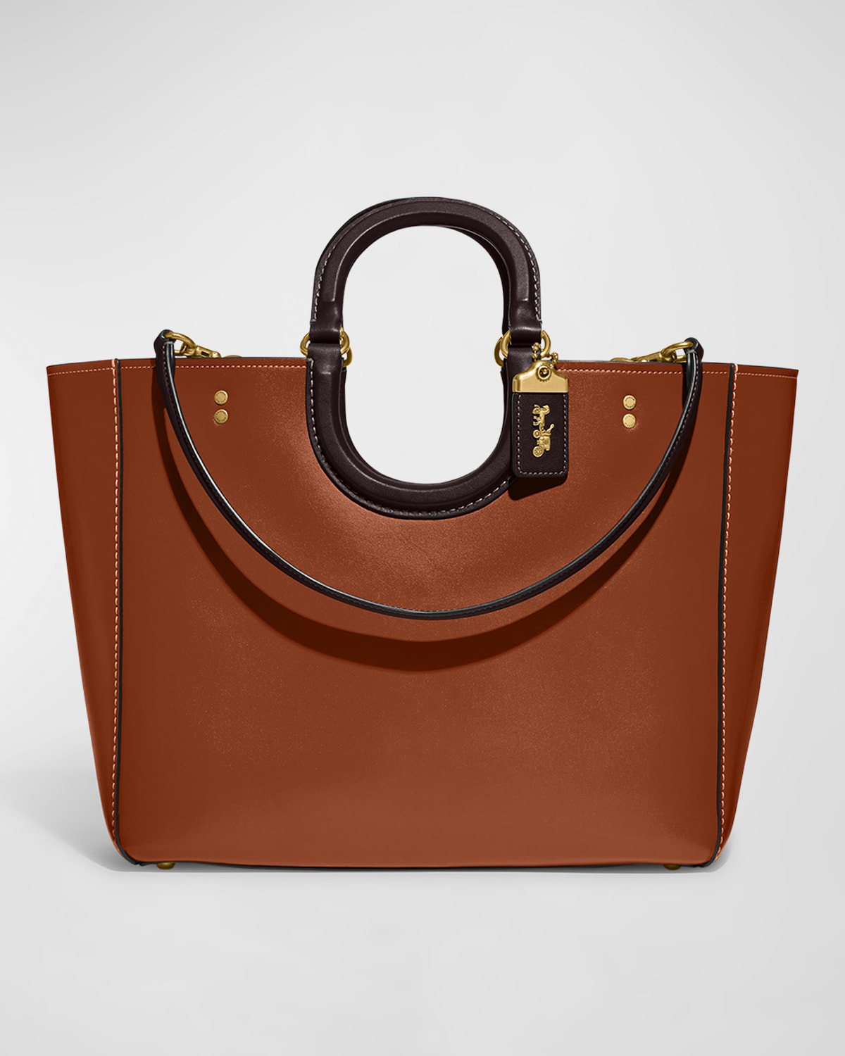 Colorblock Strap Tote Bag | Neiman Marcus