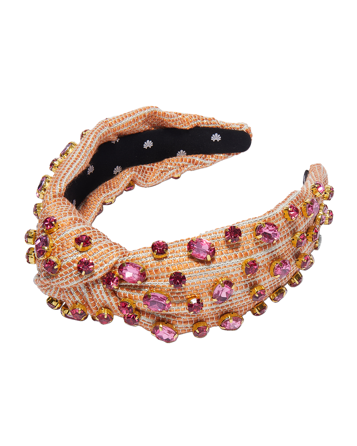 Lele Sadoughi Disco Crystal Knotted Headband | Neiman Marcus