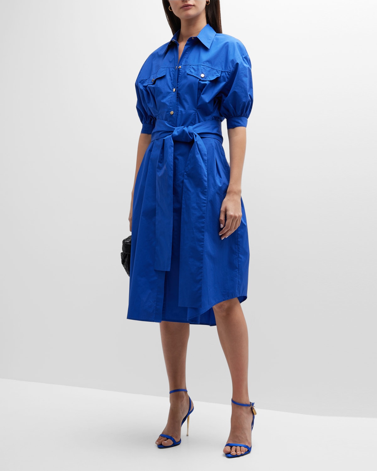 Snap Front Dress | Neiman Marcus