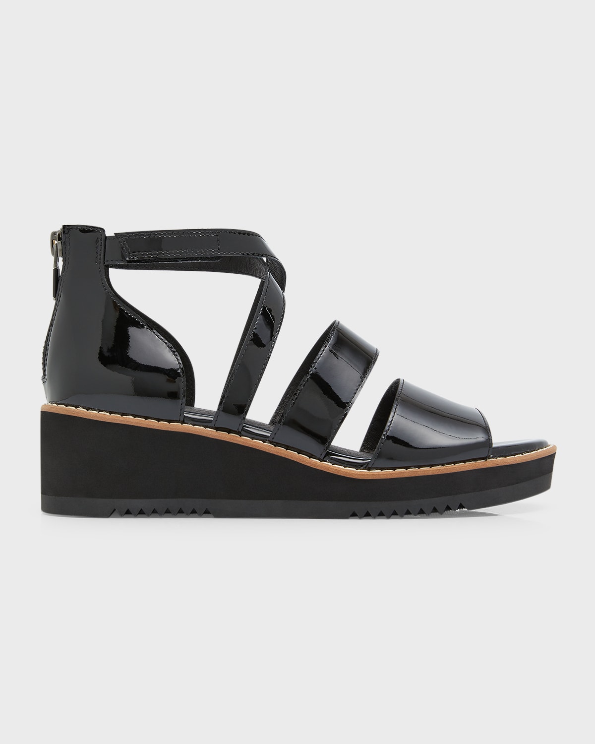 Black Patent Leather Sandal | Neiman Marcus
