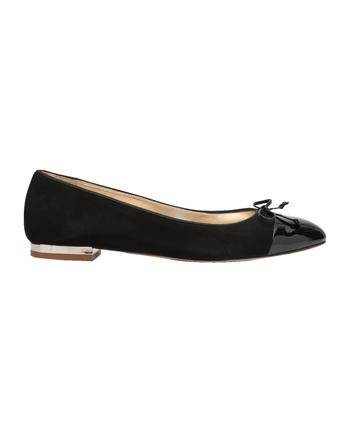 kate spade new york claudette leather bow ballerina flats | Neiman Marcus